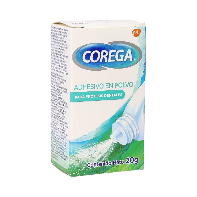 Adhesivo EN Polvo Corega PARA Prótesis Dentales 20g | Walmart en línea