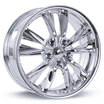 RTX Twist 17x7 5x114.3 ET40 CB73.1 Chrome (PVD) Wheel - Walmart.com