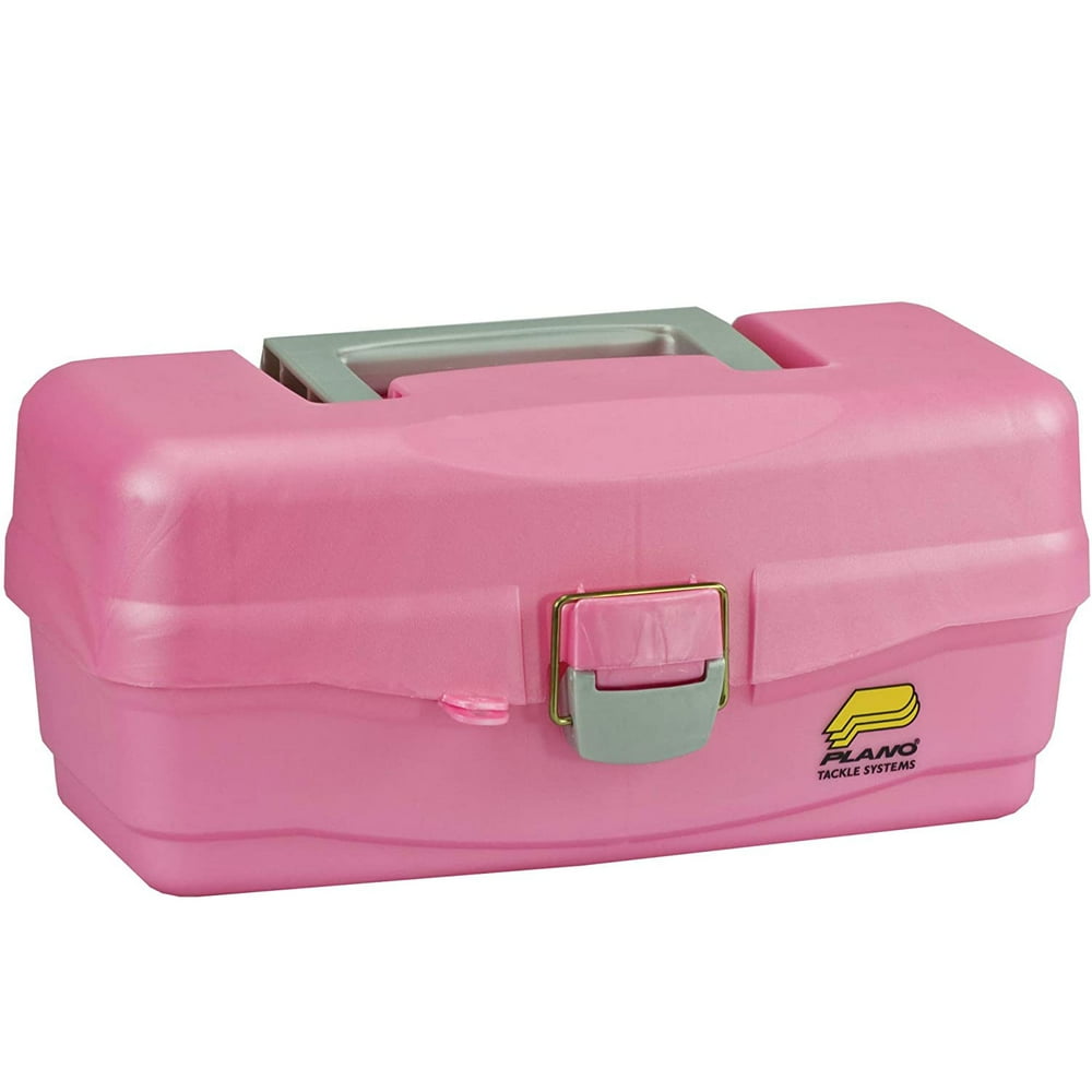 PLANO YOUTH PINK TACKLE BOX WITH LIFT OUT TRAY - Walmart.com - Walmart.com