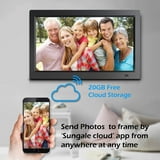 14" True Cloud Frame with Edit able Cloud Albums, 20GB Free Cloud ...