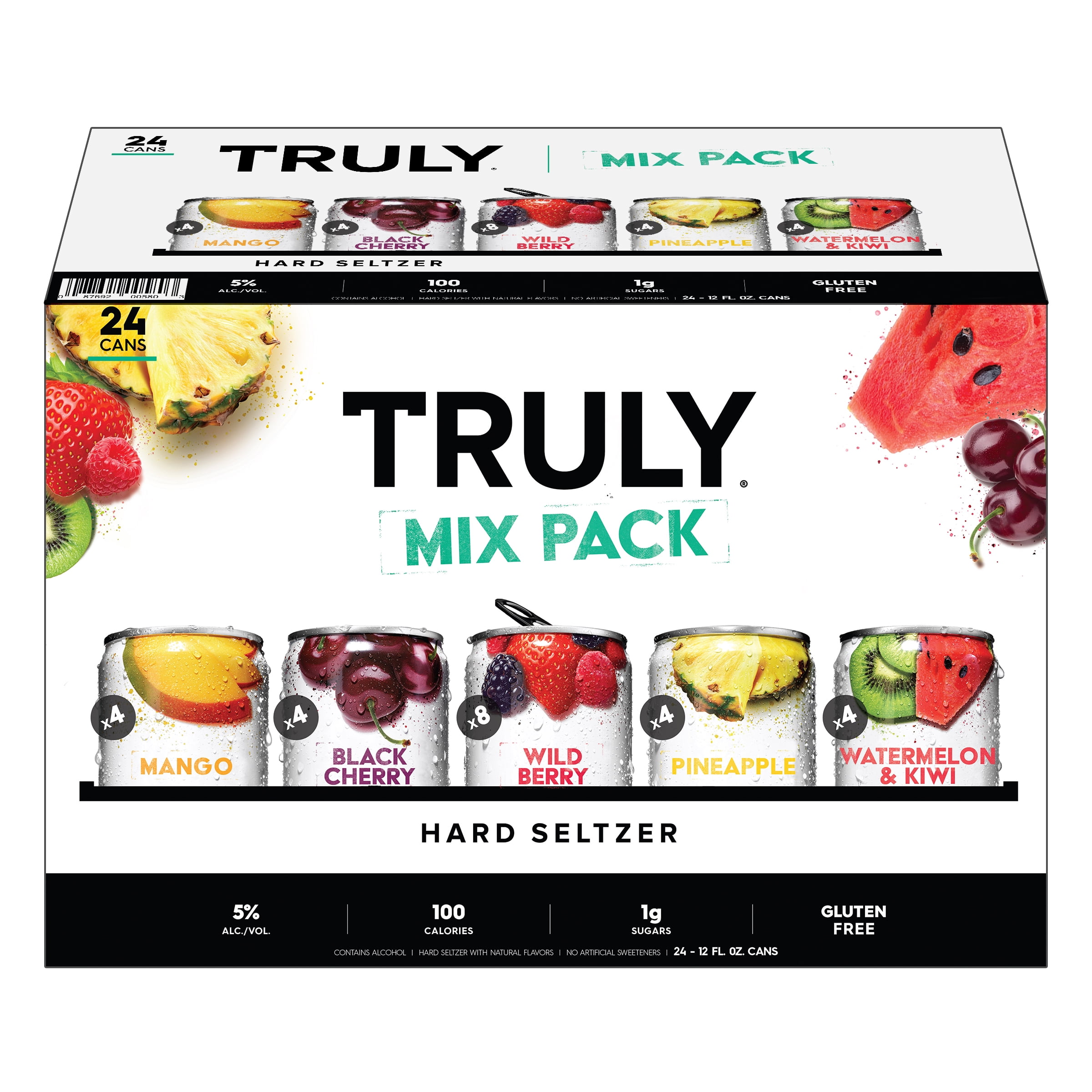 Buy TRULY Hard Seltzer Variety Pack, Spiked & Sparkling Water 24 Pack ...