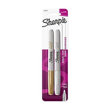 Sharpie Mini Permanent Markers, Fine Point, Assorted Colors, 4 Count ...