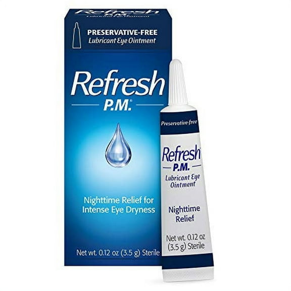 Refresh PM Night Dry Lubricating Eye Ointment for Dryness Relief ...