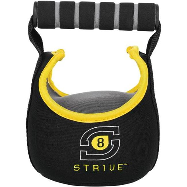 Century 2481-012808 8 lbs Strive Soft Kettle Bells - Black & Yellow ...