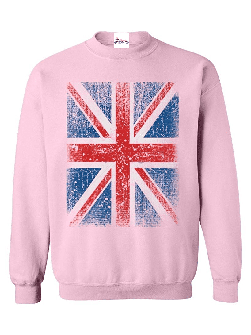 Women Sweatshirts and Hoodies - Union Jack British Flag - Walmart.com