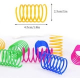Cat Spring Toys (60 Pack), Playful Coils for Kittens, Coil Plastic for ...