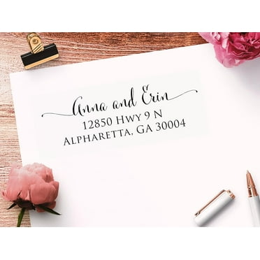 Clear Return Address Labels for Envelopes - Matte Frosted Clear ...
