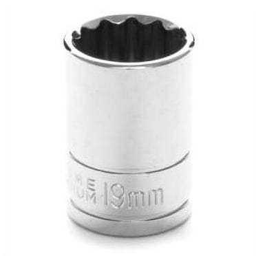 Wilmar W36012 Chrome Socket, 1/4" Drive, 3/8", 6 Point, Shallow ...