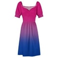 Bisexual Flag (blurred) Sleeveless Dress women's evening dress 2024 ...