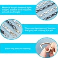 Acrylic and Spray Painted CCB Plastic Chains Bag Handles with Golden ...