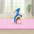 Kids Foldable Large 4' x 8' x 2'' Gymnastics Floor Mat, Padded with ...