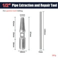 ACFAN 2 in 1 Broken Water Pipe Screw Extractor Kit, 1/2 Inch Dual use ...