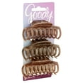 Goody Suzy Set of 3 Large Claw Clips in Fancy Brown Shades - Aesthetic ...