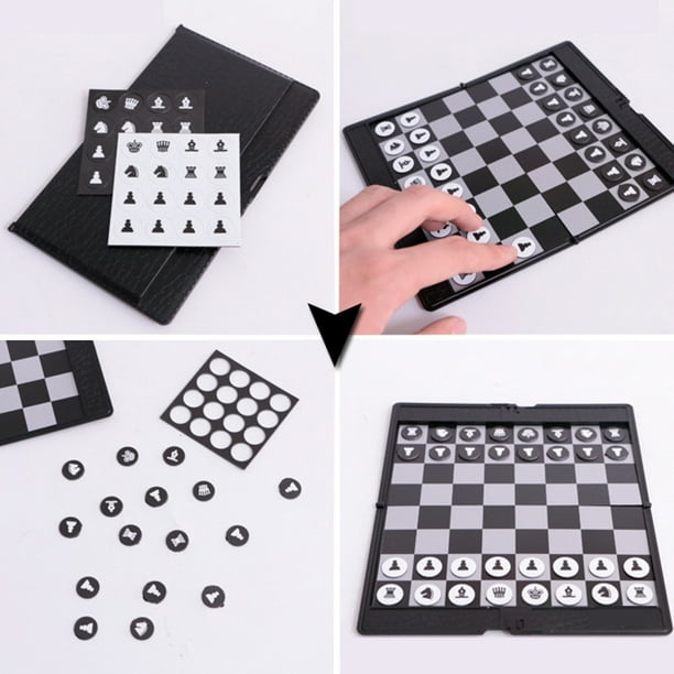 Magnetic Travel Chess Set Folding Magnetic Chess Board With Magnetic ...