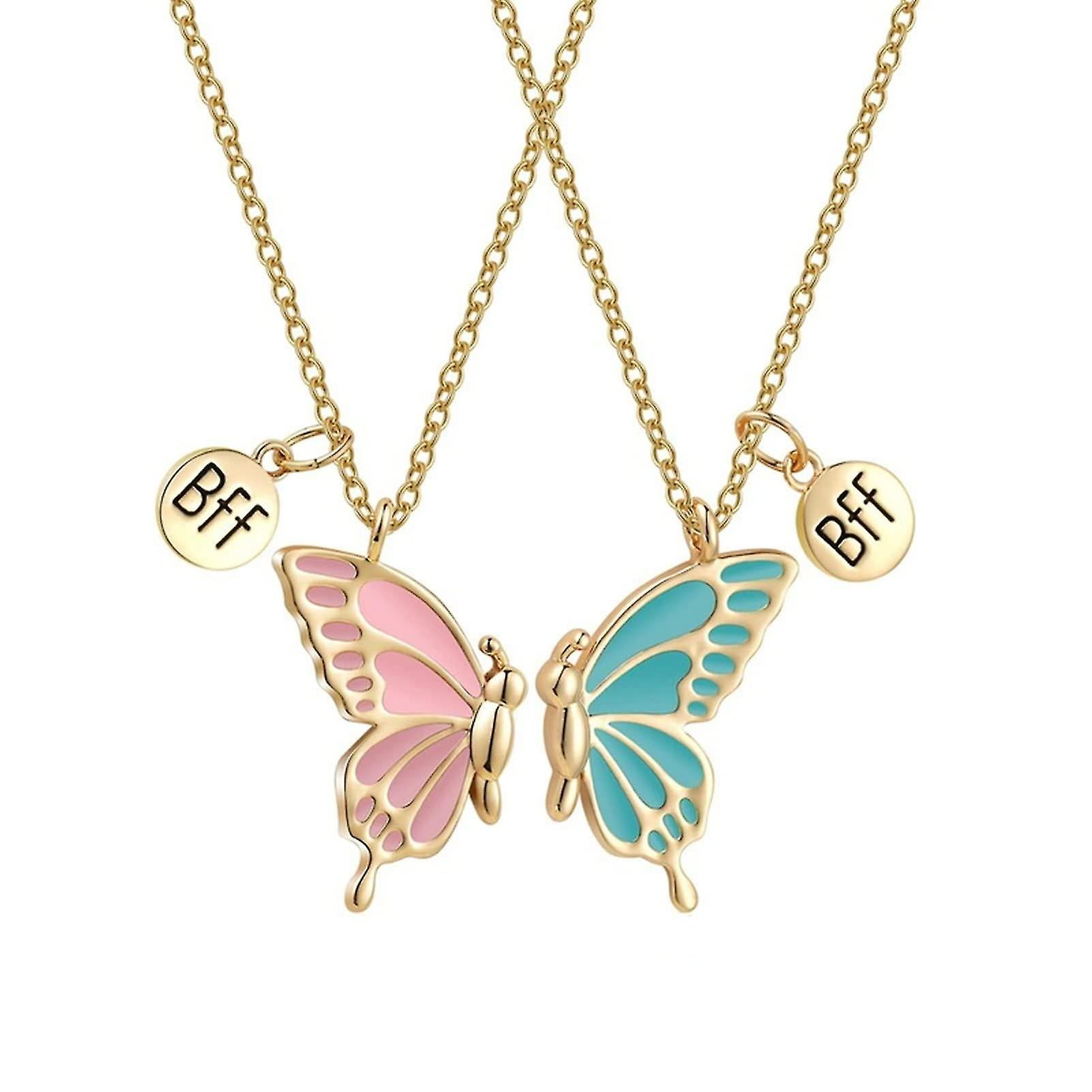 Click here for Yeashow Best Friend Necklace Gold Butterfly Neckla... prices