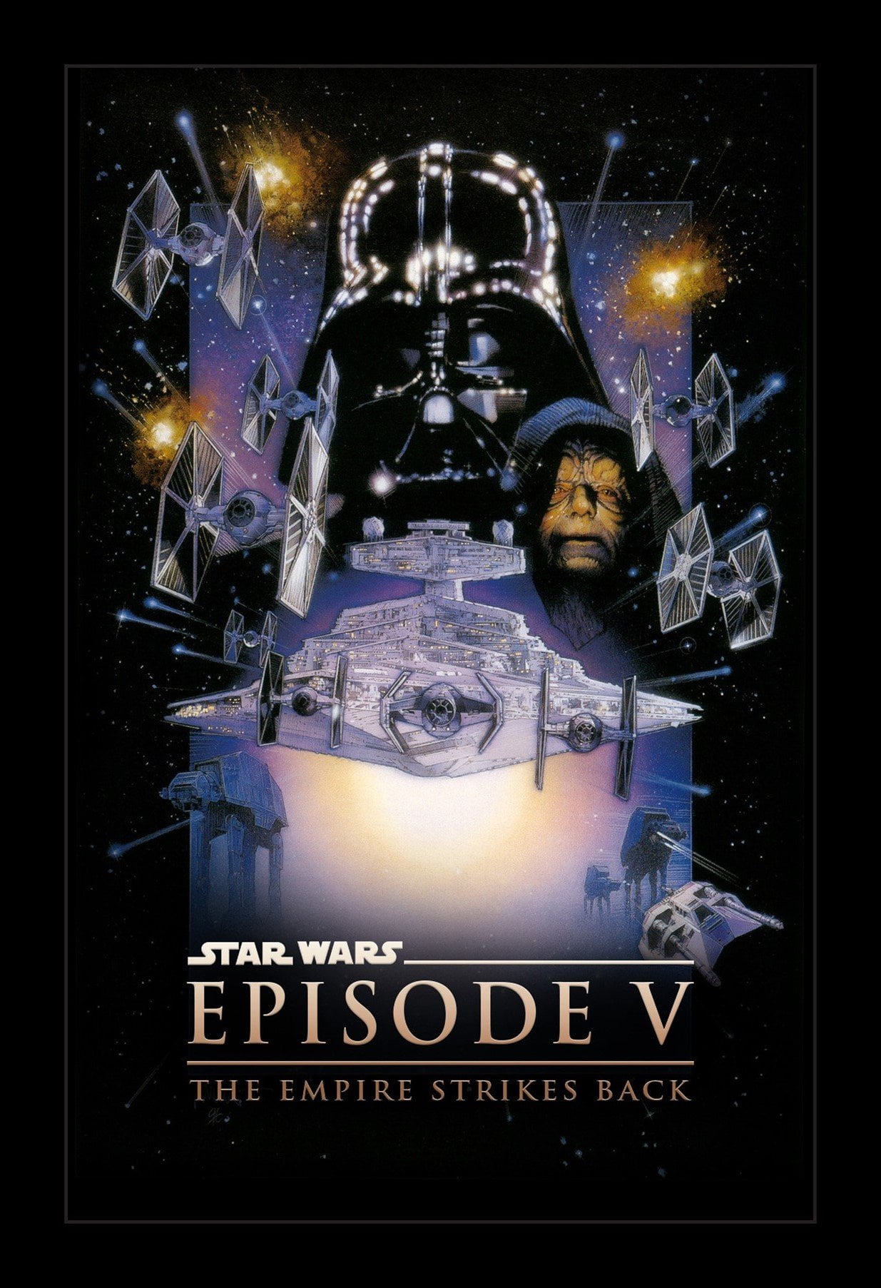 STAR WARS: THE EMPIRE STRIKES BACK - 11x17 Framed Movie Poster ...