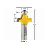 Yonico 7/16" Traditional Table Edge Router Bit - 1/2" Shank - 13147 ...