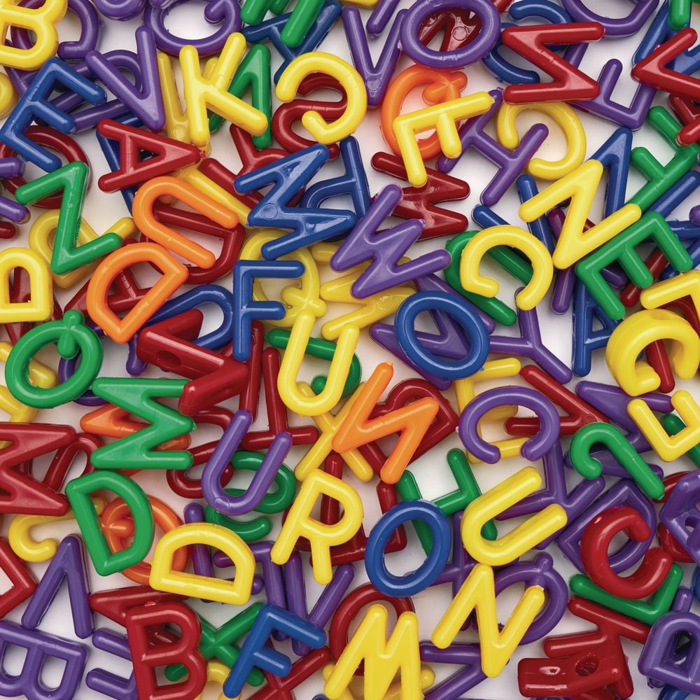 Colorations Big Letter Beads - 300 Pieces - Walmart.com