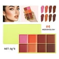 8 Colors Highlighter Makeup Palette, Powder Shimmer Highlighter Makeup ...