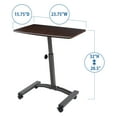 Seville Classics airLIFT Adjustable Mobile Laptop Workstation Cart ...