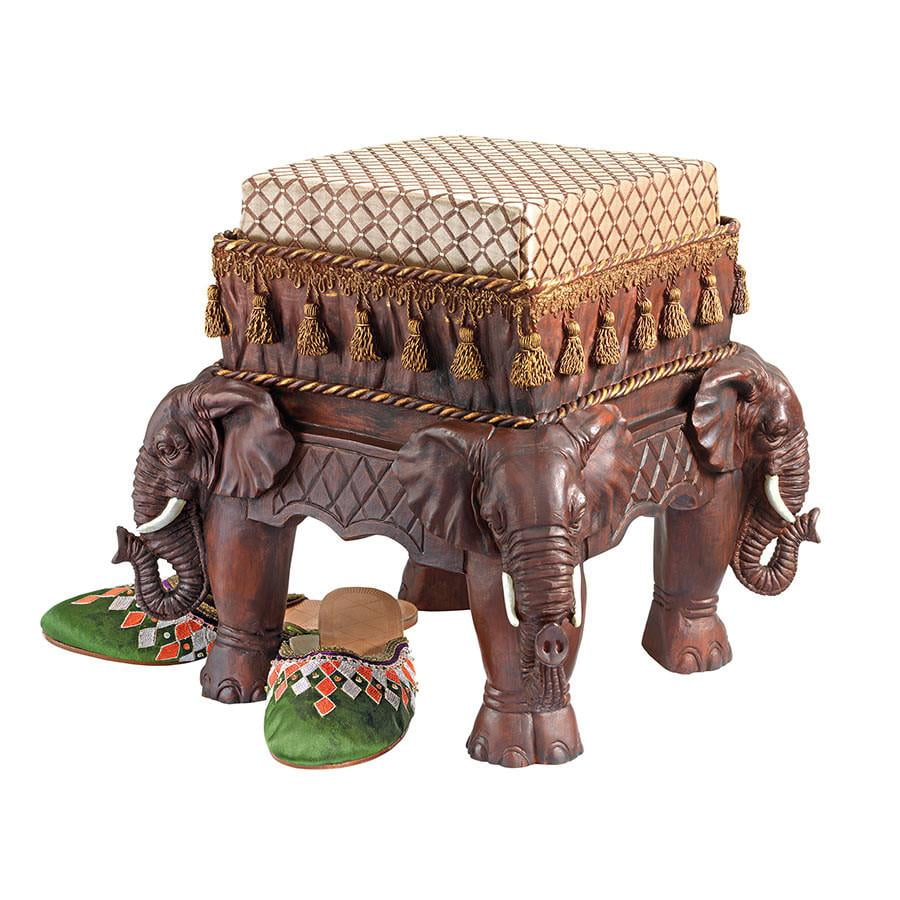 Persian Sultan Elephants Jacquard Sculptural Luxury Upholstered ...