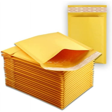 300 #5 10.5x16 Eco Kraft Bubble Padded Envelopes Mailers Lite Shipping ...