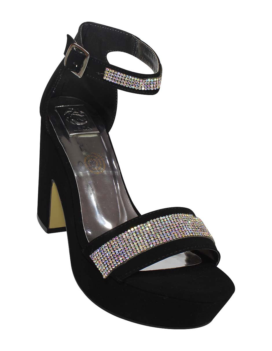SANDALIA DE VESTIR LEON MUJER NEGRO BUCK 491 LEON 491p | Bodega Aurrera ...