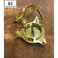5" Sundial Compass Solid Brass Sun Dial - Walmart.com