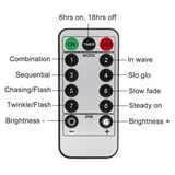 Rirool 33ft Battery Operated LED String Lights, 100 Fairy Lights ...