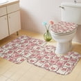 Farm Animals Cheek Bathroom Rugs Set Cute Cartoon Funny Pig Face ...