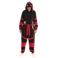 Followme Men's Christmas Onesie, Ninja Pajamas, Microfleece, Hooded ...