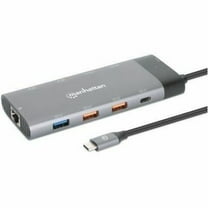 Manhattan USB-C PD 10-in-1 Dual Monitor 8K Docking Station 130714 ...