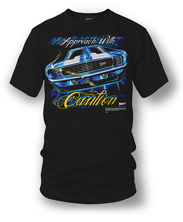 Camaro gear - Approach with Caution - 1969 Camaro Z28 camaro tee shirts ...