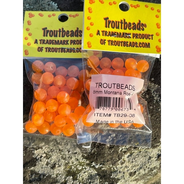 Troutbeads Montana Roe 6-10mm Trout Fishing Bead (6mm) - Walmart.com