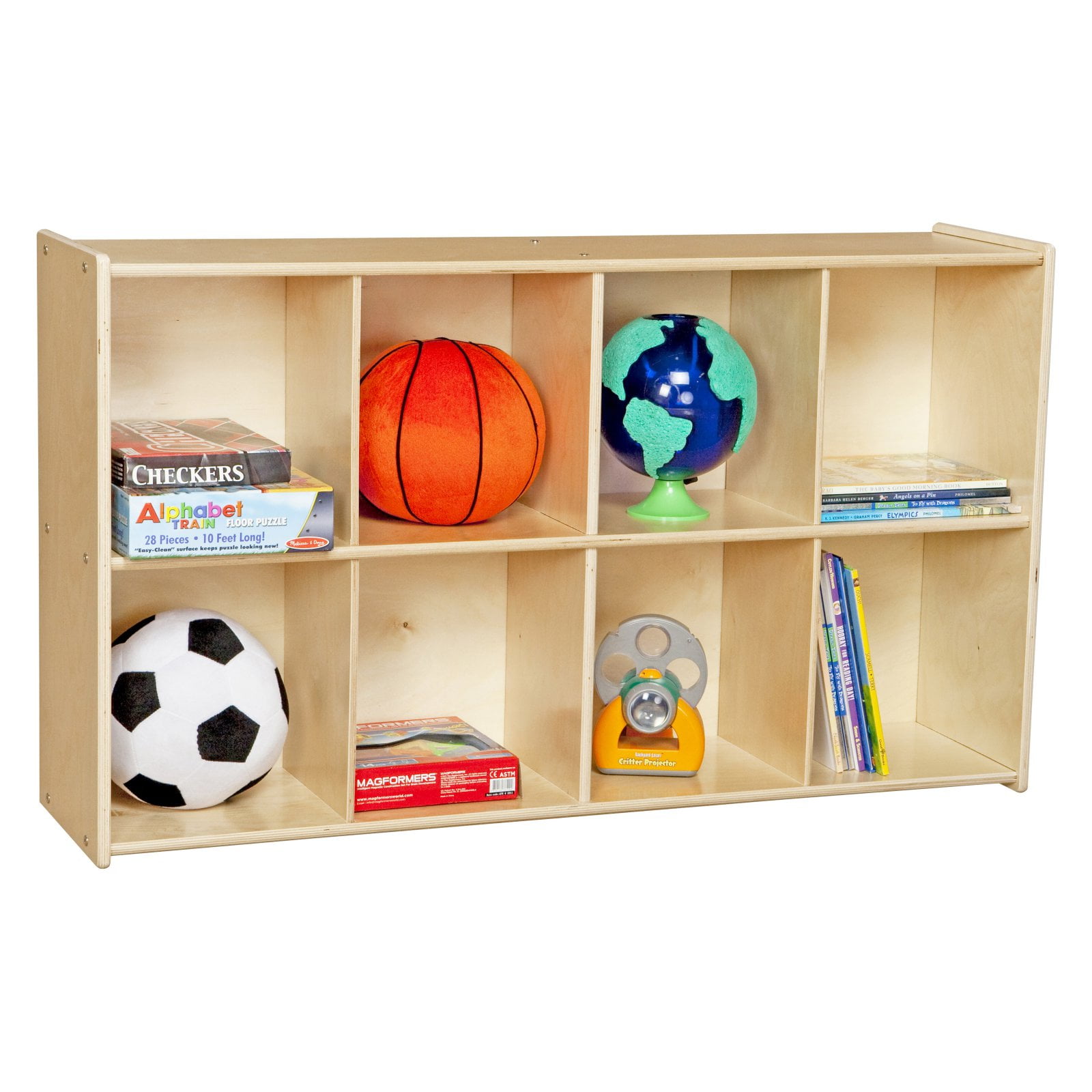 Wood Designs Contender Eight-Cubby Knapsack Storage - Walmart.com