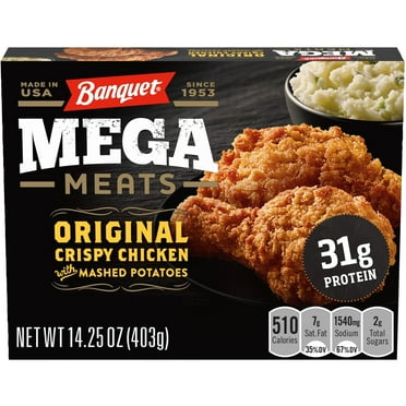 Banquet Original Crispy Fried Chicken Assorted Pieces, Microwavable ...