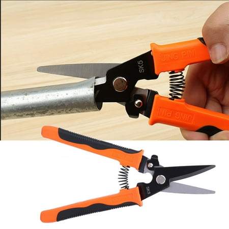 Loewten Shear,8 Inch Tin Snips Sheet Metal Shear DIY Household Scissors ...