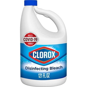 Clorox Germicidal Bleach, Concentrated, 121oz Small Size Bottle ...