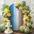 Blue Brown Wedding Arch Cover, Stretchy Spandex Arch Backdrop Stand ...