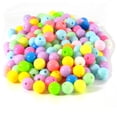 200 BdBeads Plastic Acrylic 8mm Smooth Round Solid Opaque Colored ...