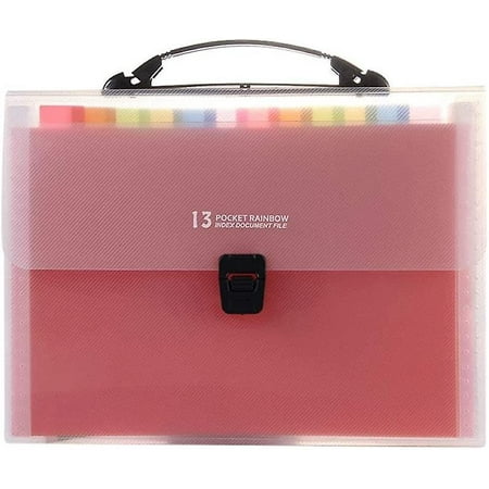13 Pack Expanding File Folders Accordion Document Organizer, Letter A4 ...