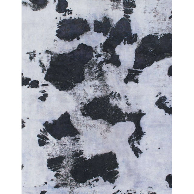 Ahgly Company Indoor Rectangle Abstract Blue Abstract Area Rugs, 2' x 5 ...