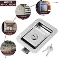 Travel Trailer Lock Stainless Steel Rv Door Latch Heavy Duty Recessed ...