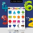 FoldCard Shapes Chart for Preschool to Grade 1 Kids 8.5" x 11 5" Pack ...