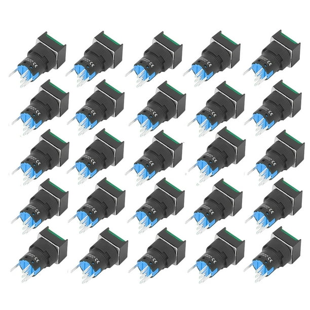Power Switch Button,25PCS Push Button Switch Push Button Switchwith ...