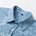 HOOMEUMY Men’s Solid Color Button-up Shirt Short Sleeve Turndown Collar ...