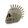 Punk Rock Bullet Mohawk Human Skull Statue Figure - Walmart.com