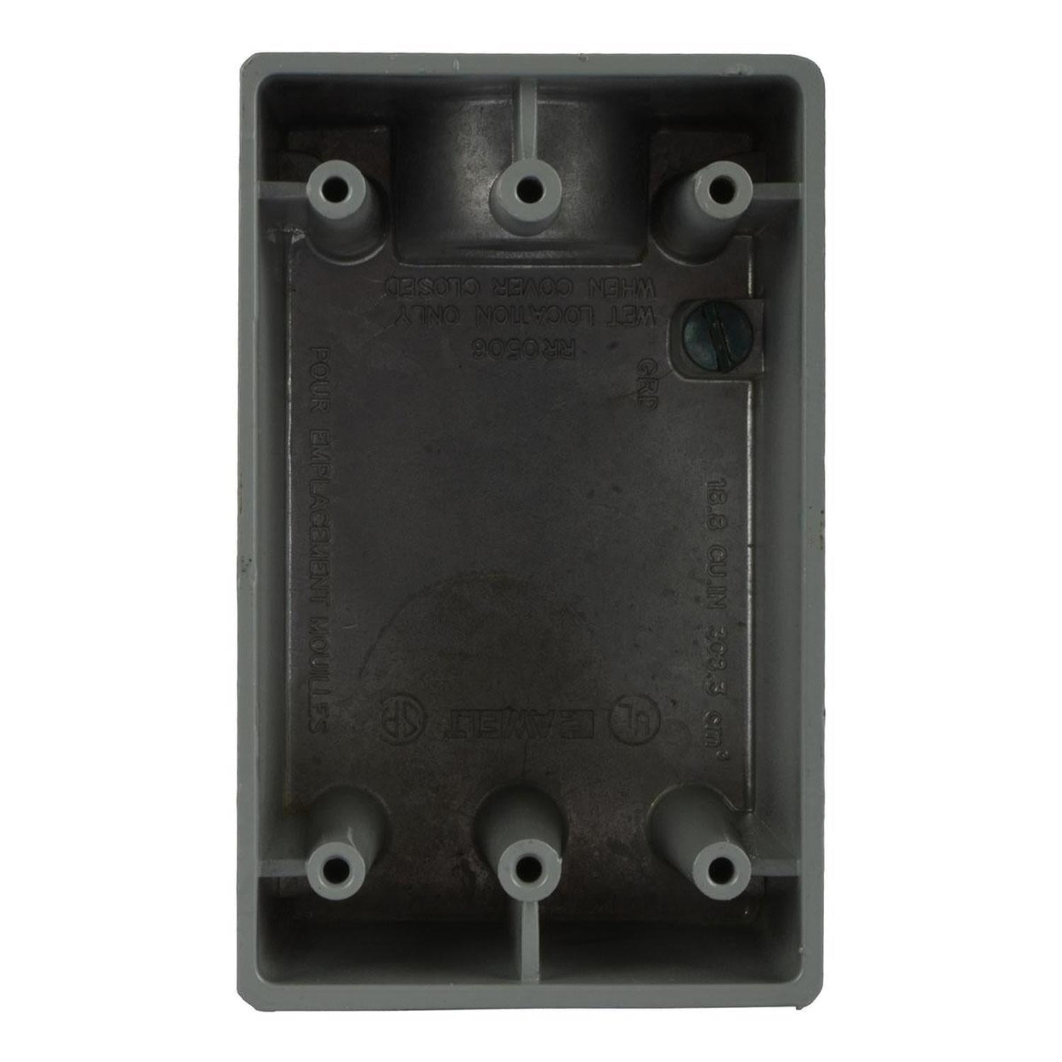 Caja Rectangular Rawelt 3/4" Para Tubo Conduit multicolor | Bodega Aurrera en línea