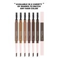 Double-Ended Eyebrow Pencil & Brush, Ultra-Fine Waterproof Tip, for ...
