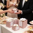 AOOOWER Elegant Green Gold Candy Box For Wedding Party Favors And ...